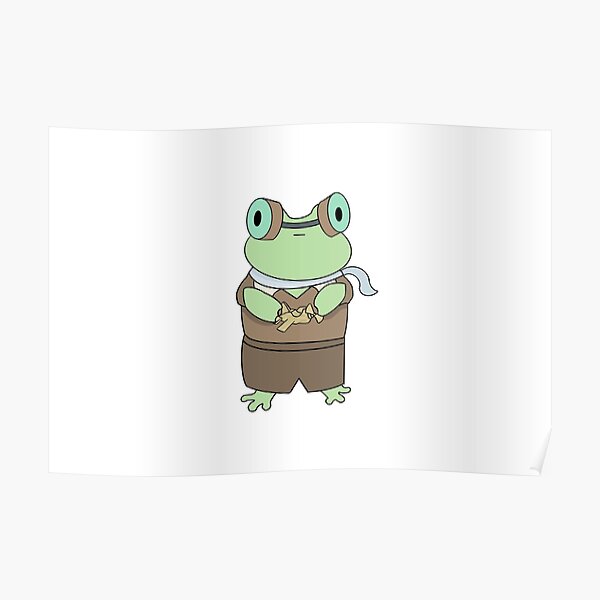 "Pilot Frog" Poster by lexi-evans | Redbubble