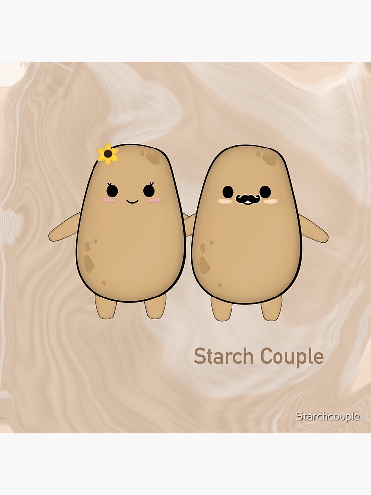 "Potatoes love" Sticker for Sale by Starchcouple | Redbubble