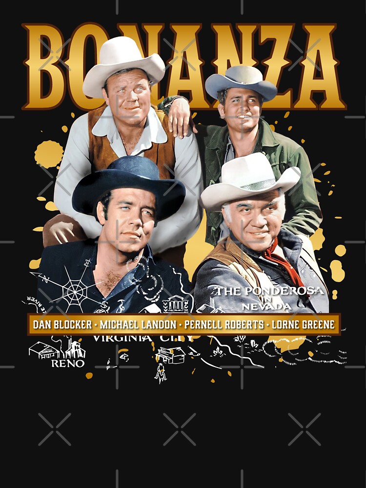 "Bonanza / The gun-slinging adventures of the Cartwright clan" T-shirt ...