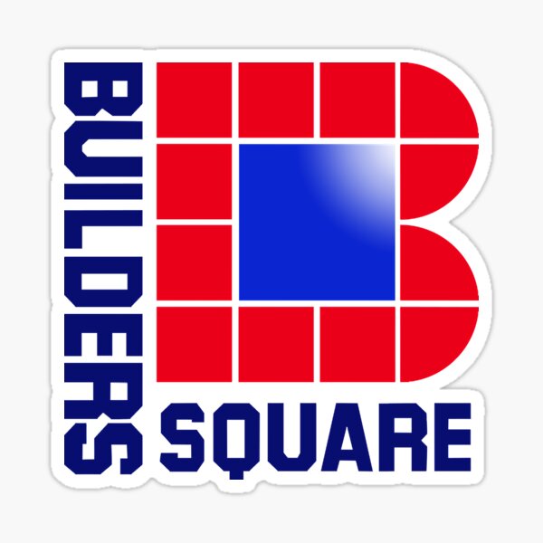 "Builders Square Home Store " Sticker by EvelettKus | Redbubble