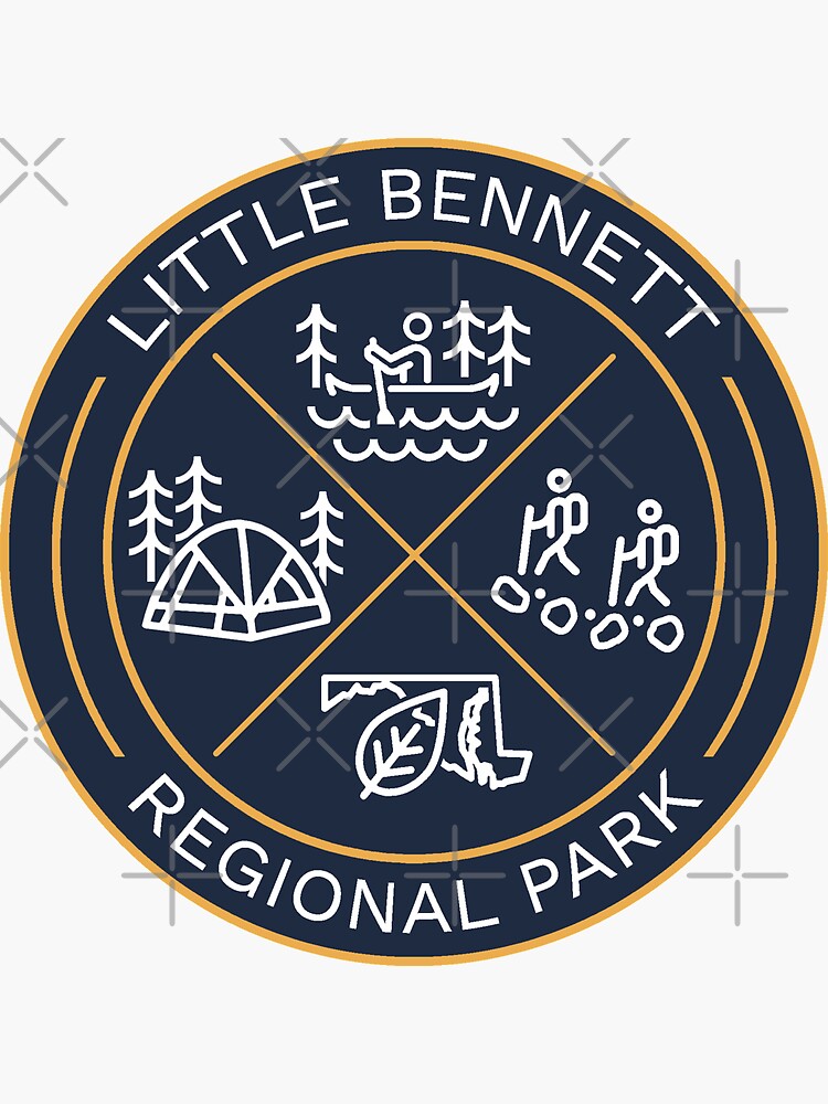 "Little Bennett Regional Park Heraldic Logo" Sticker for Sale by ...