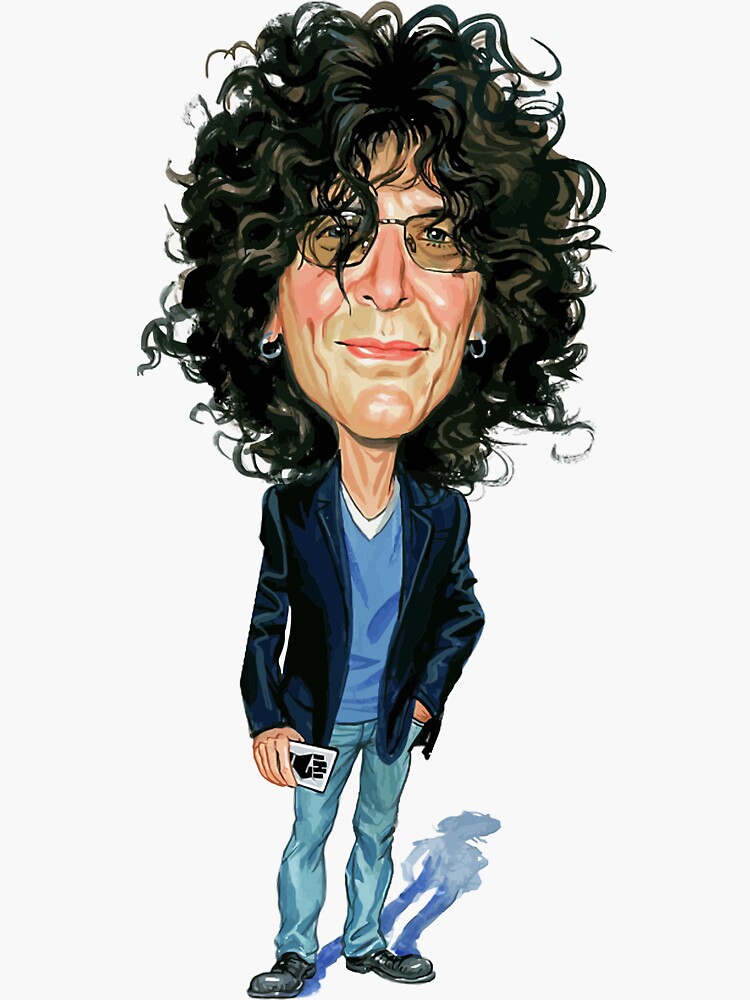 "Ts Howard Stern Art" Sticker for Sale by CalebGillai | Redbubble