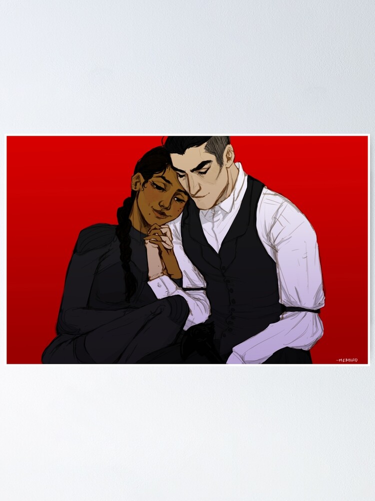 Kaz And Inej Poster By Meabhd Redbubble