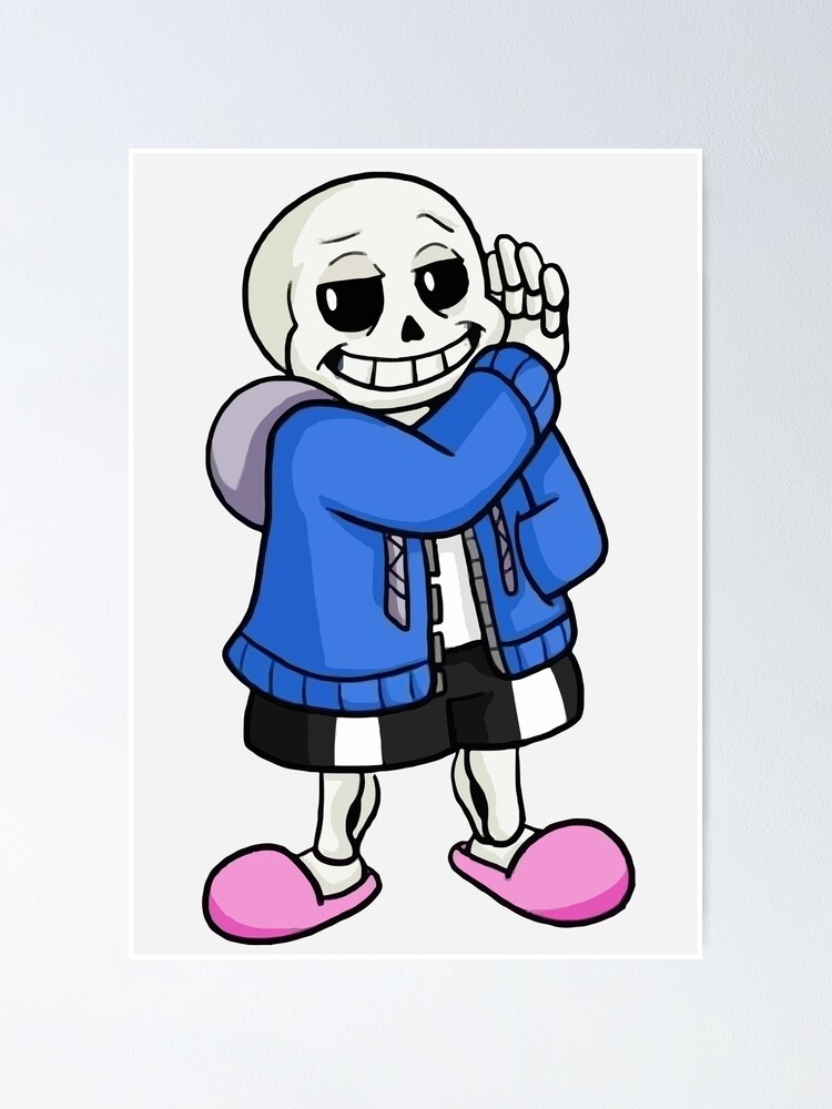 Póster «Undertale Sans Soft para niños y niñas» de CalebGillai | Redbubble