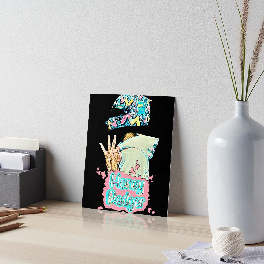 "Daniel Ricciardo Honey Badger Classic" Art Board Print by ...