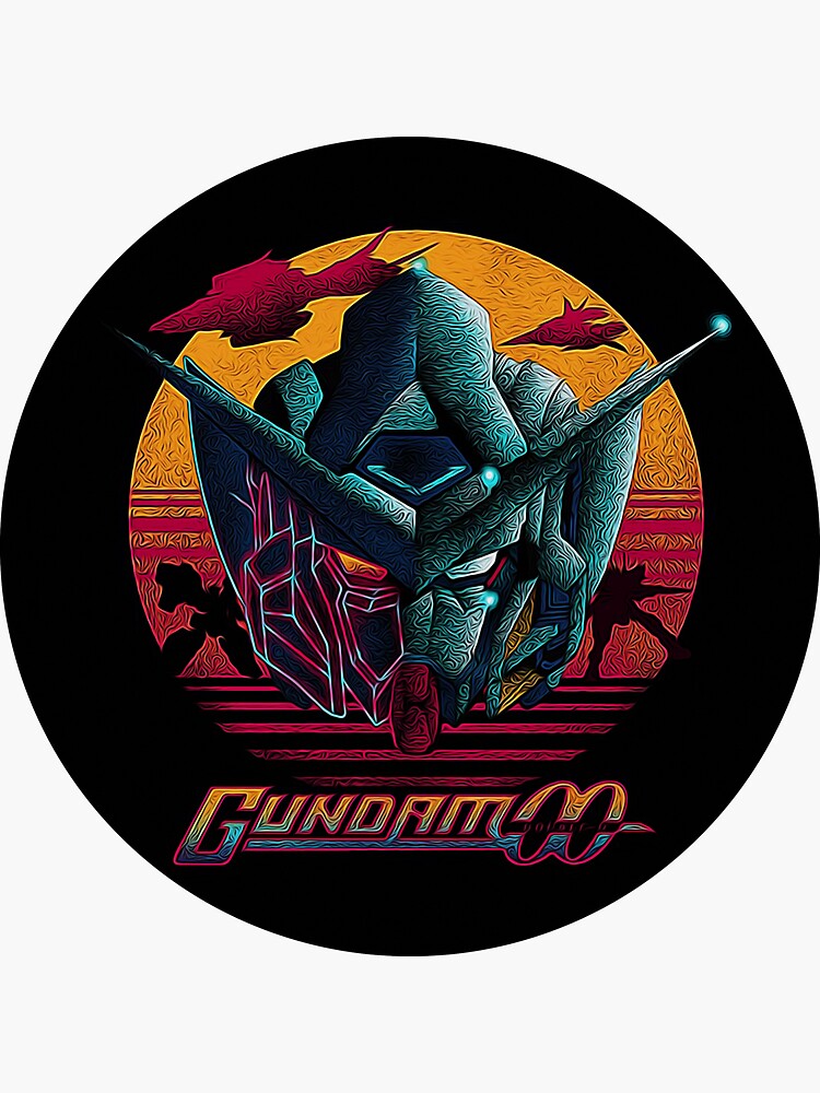 "Anime Gundam Gunpla" Sticker for Sale by AudyStudio | Redbubble