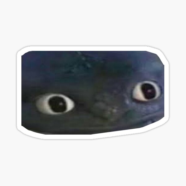 "Toothless Surprised Meme" Sticker for Sale by Vanir036 | Redbubble