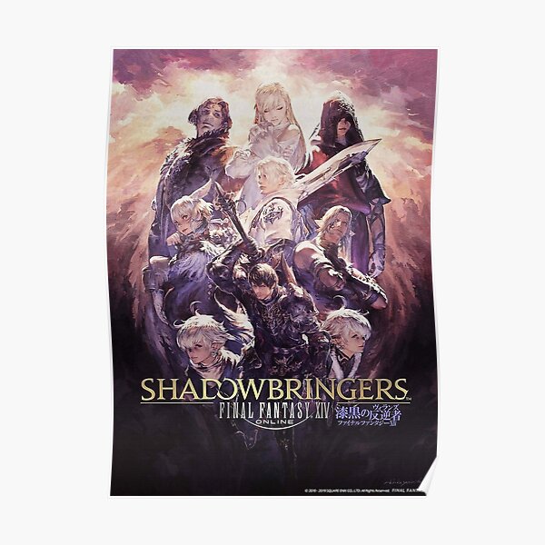 "final fantasy 14 shadowbringers art" Poster by lindajonesd | Redbubble