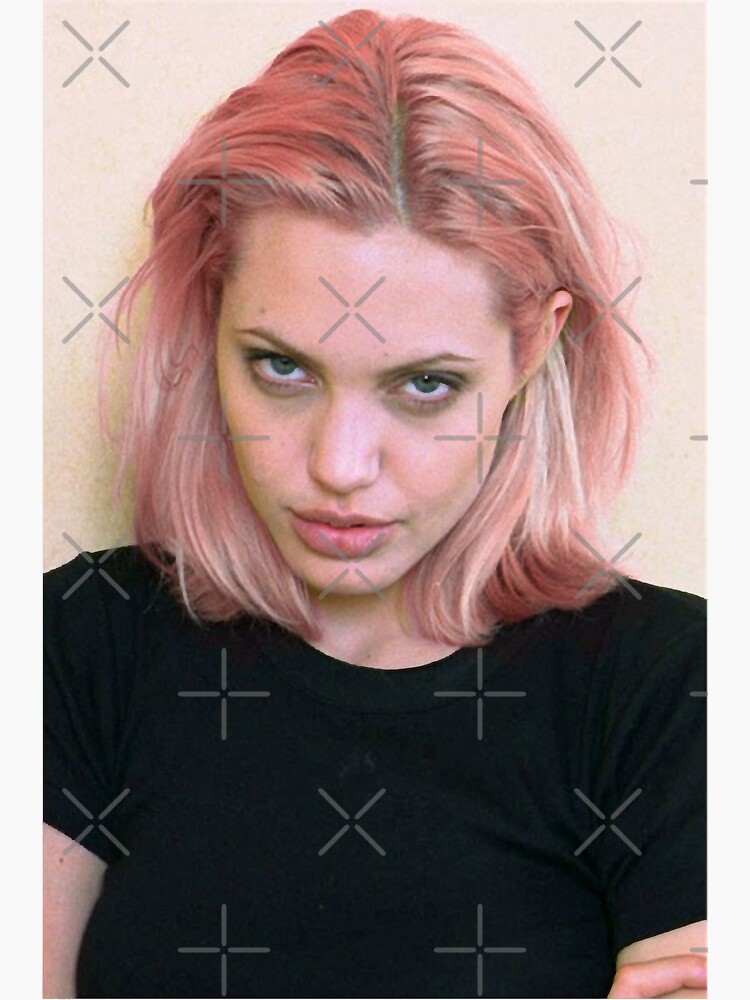 "angie pink hair" Sticker for Sale by MooreChastain | Redbubble