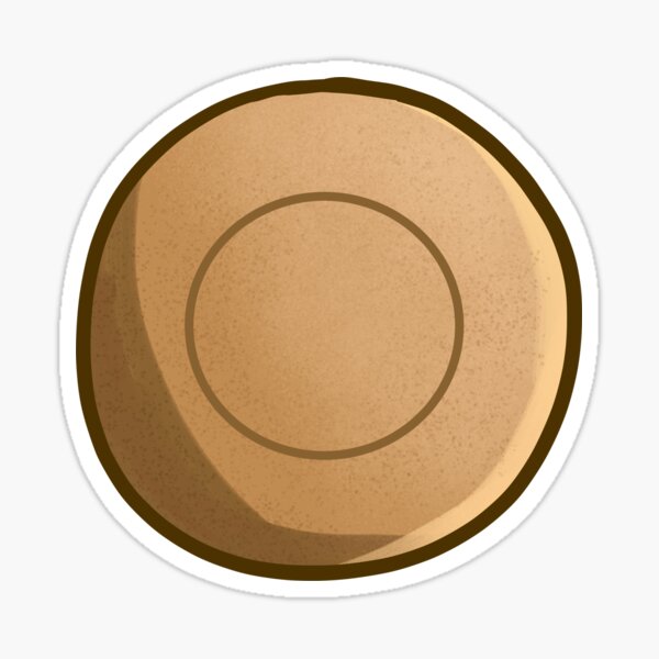 "Circle Squid Game Dalgona Cookie Honeycomb Needle Netflix " Sticker ...