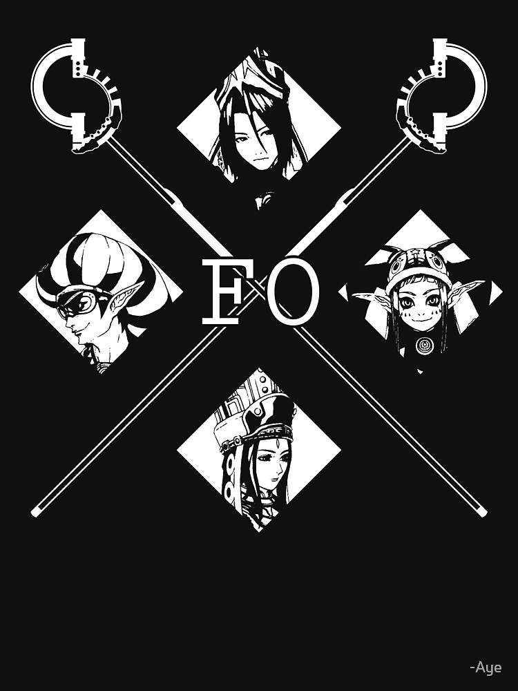 "Phantasy Star Online: FORCE" T-shirt for Sale by -Aye | Redbubble ...