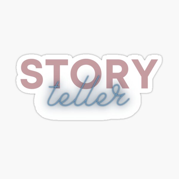 "storyteller" Sticker for Sale by cornerbookcove | Redbubble