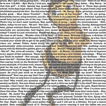 "bee movie script" Photographic Print for Sale by invoice1990 | Redbubble