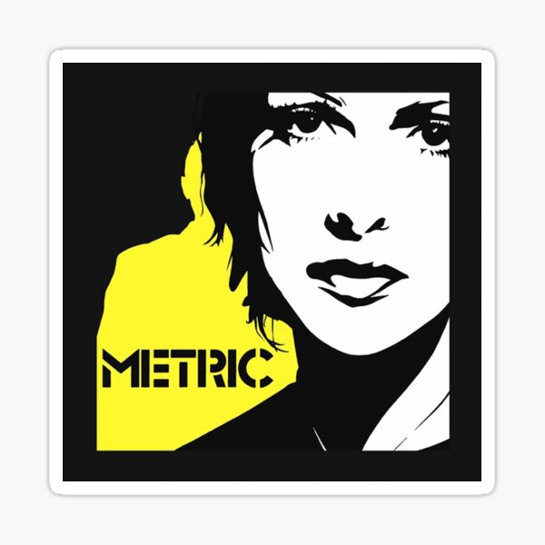 "Girl Metric" Sticker for Sale by nancyirvine | Redbubble