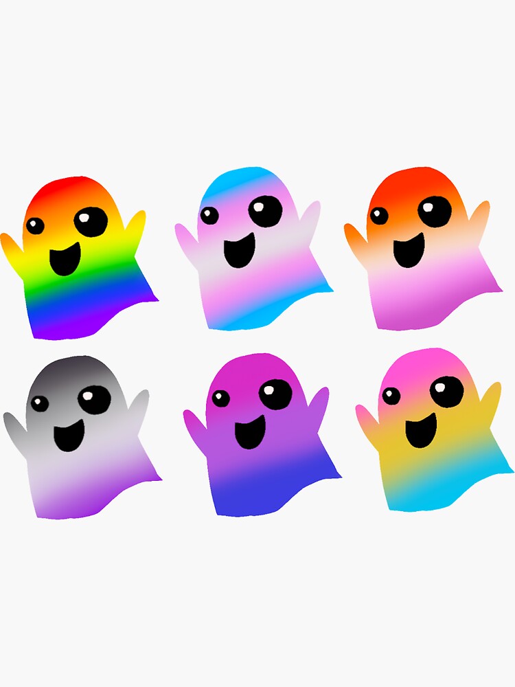 "Ghost Pride Flags" Sticker for Sale by Jeaniegirlover | Redbubble