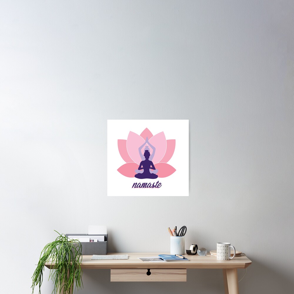 "NAMASTE" Poster by skldesign | Redbubble