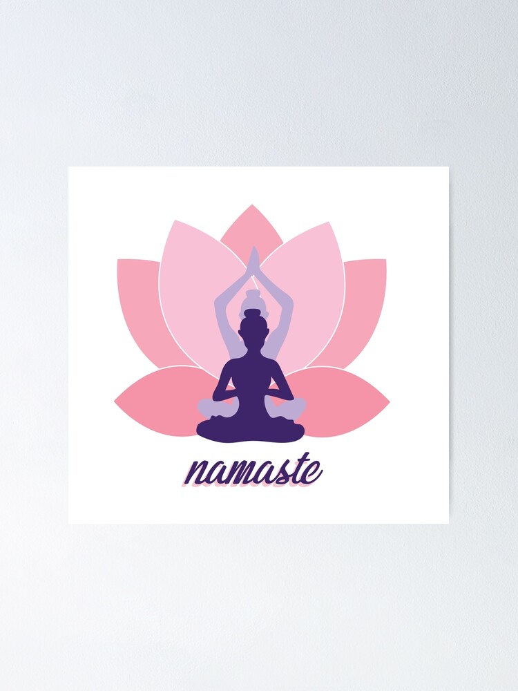 "NAMASTE" Poster by skldesign | Redbubble