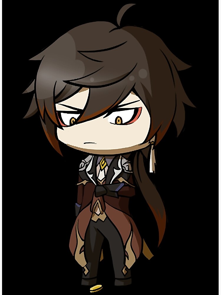 "Chibi Zhongli - Genshin Impact " Photographic Print for Sale by ...
