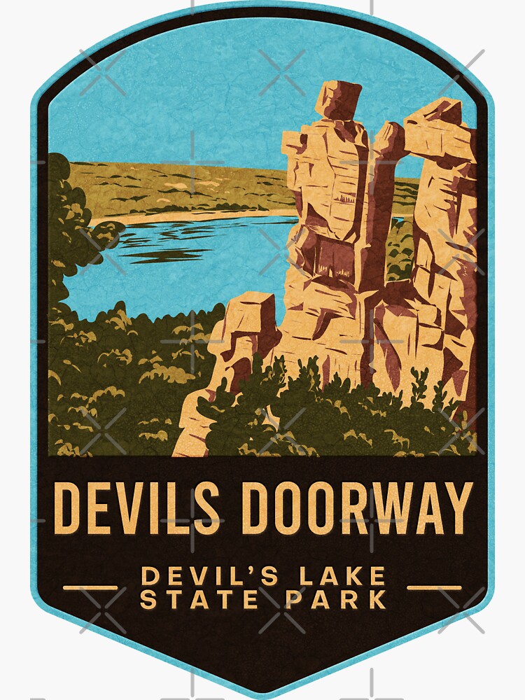 "Devils Doorway Devil's Lake State Park" Sticker for Sale by ...