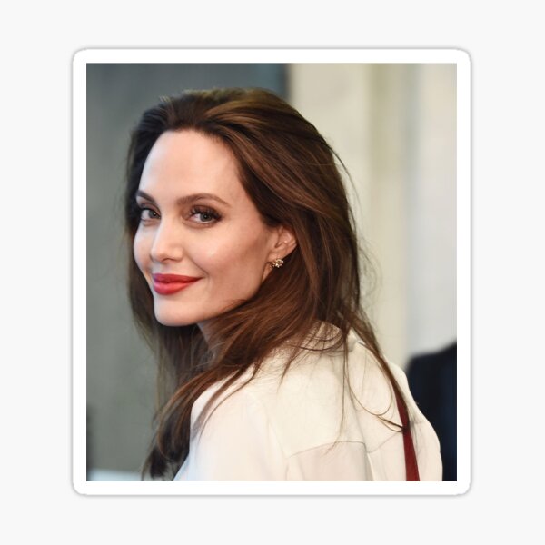 "Lady angelina" Sticker for Sale by McCoyStump | Redbubble