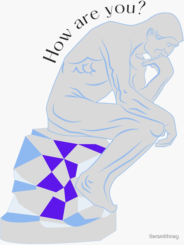 "How are you?" Sticker by tiersmithney | Redbubble
