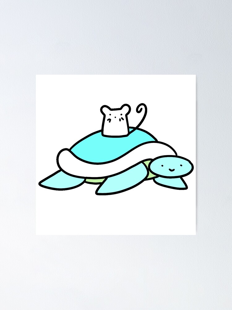 "Mouse and Turtle" Poster for Sale by SaradaBoru | Redbubble