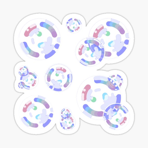 "Bubbly (Transparent Sticker Sheet!)" Sticker for Sale by BokuDara5777 ...
