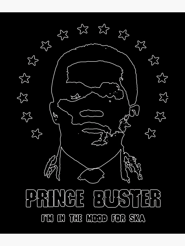 "Prince Buster Ska Im In the Mood for Ska album cover w white outline ...