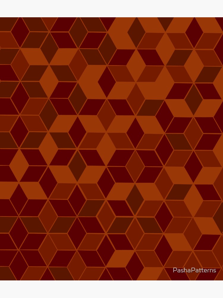 "Burnt Orange Pattern" Sticker for Sale by PashaPatterns | Redbubble