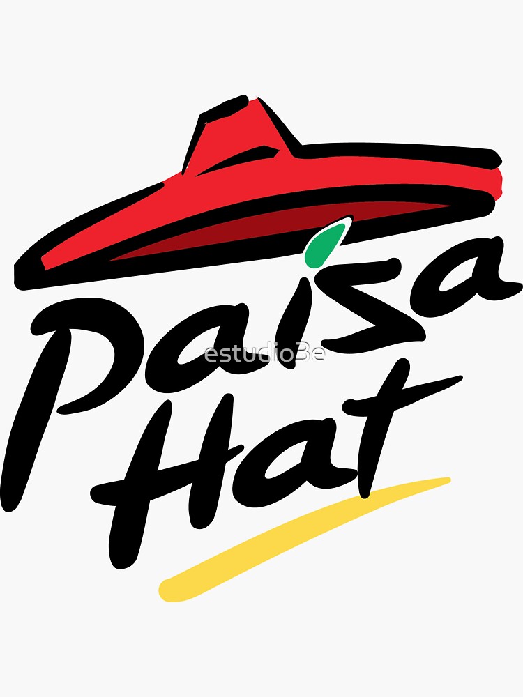 "Paisa hat - Funny Latino Design" Sticker for Sale by estudio3e | Redbubble