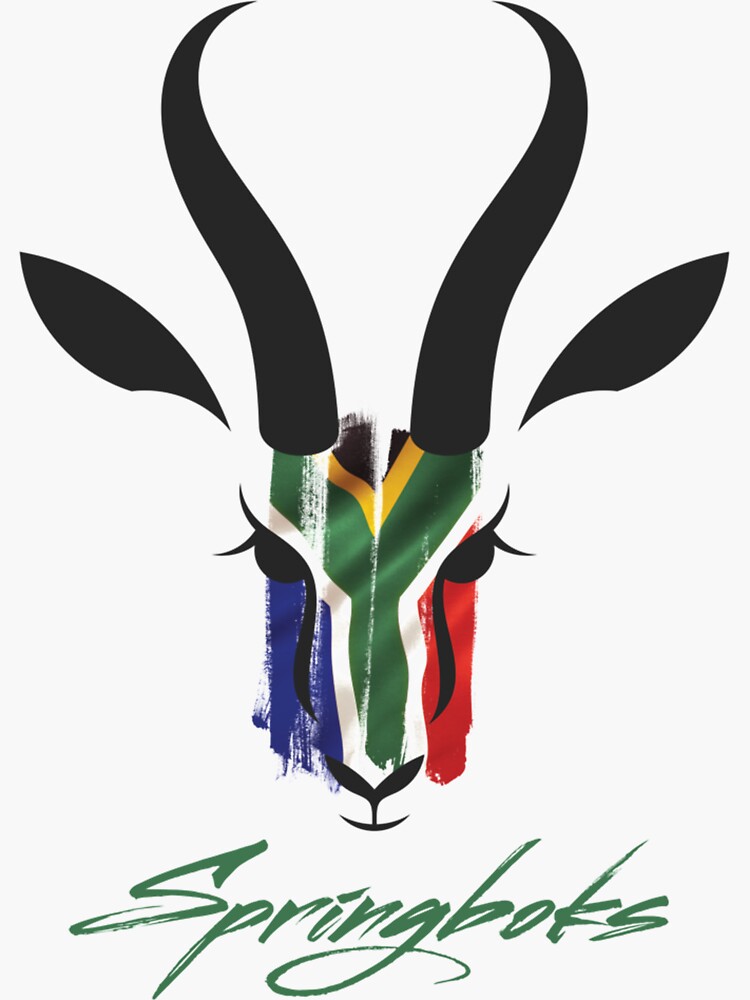 "Springboks Rugby World Champs 1994 2007 2019 " Sticker for Sale by ...