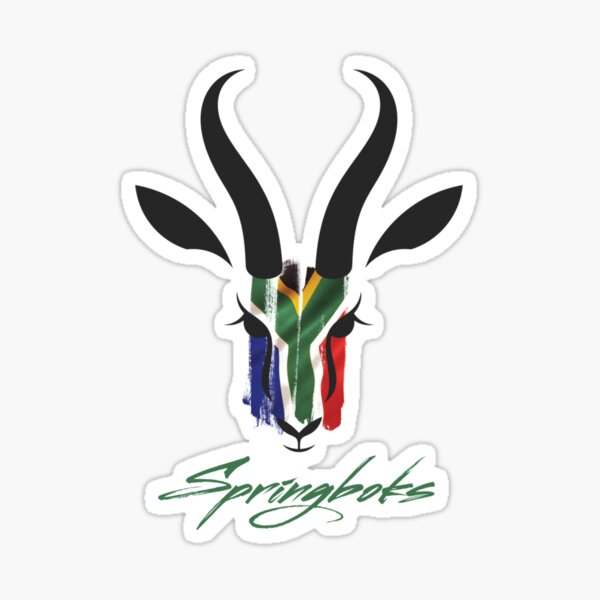 "Springboks Rugby World Champs 1994 2007 2019 " Sticker for Sale by ...