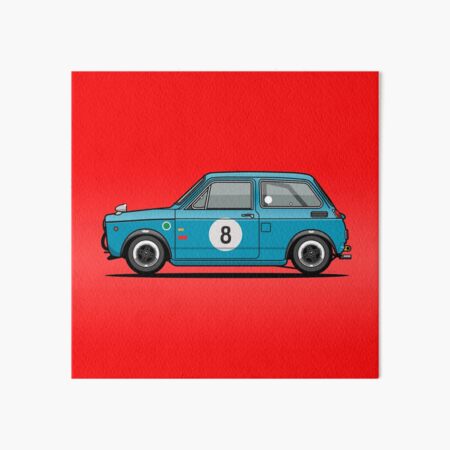 "Honda N600 Blue Kei Race Car" Art Board Print for Sale by monkeycom ...