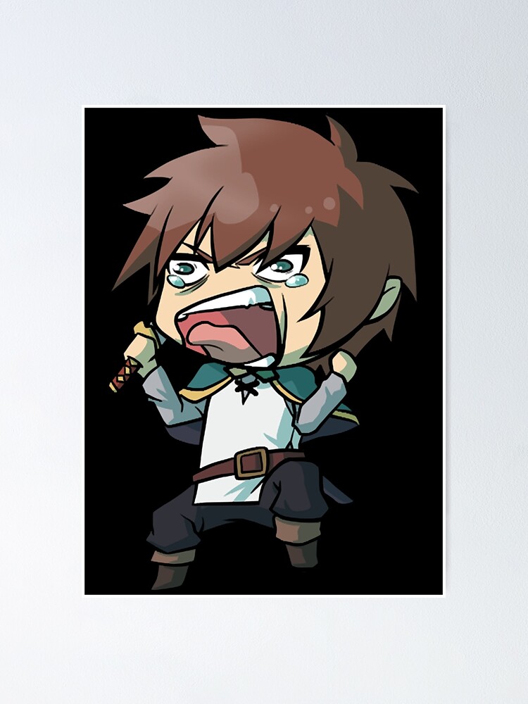 "Chibi Kazuma - Konosuba " Poster for Sale by TaymarAbubakr | Redbubble