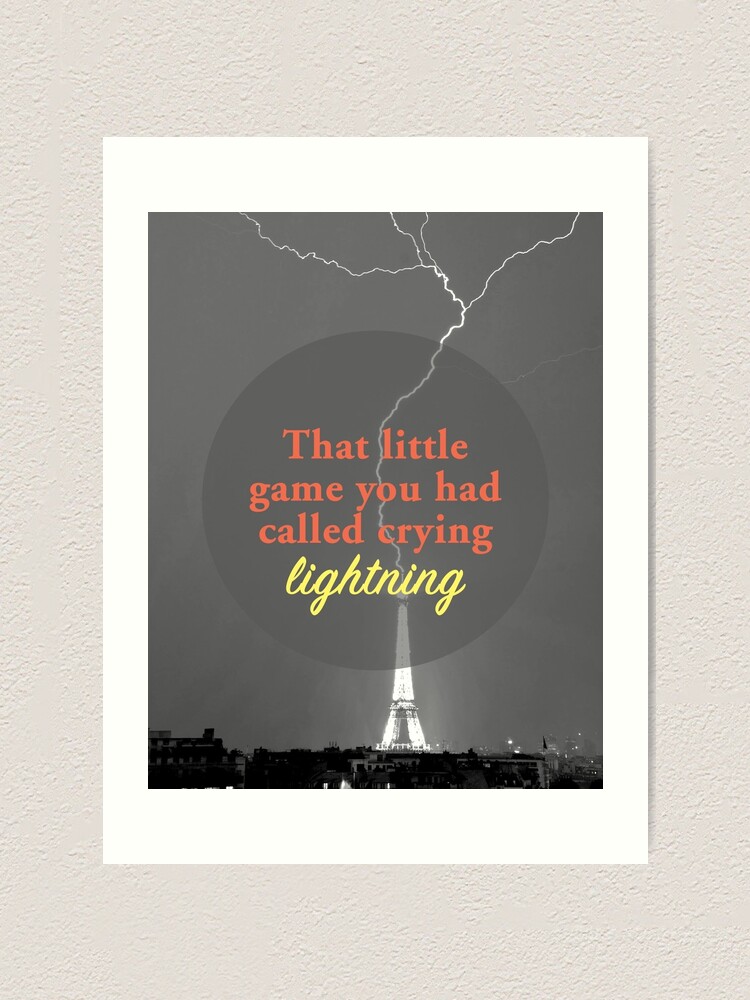 "Crying Lightning " Art Print for Sale by alidamiranda | Redbubble