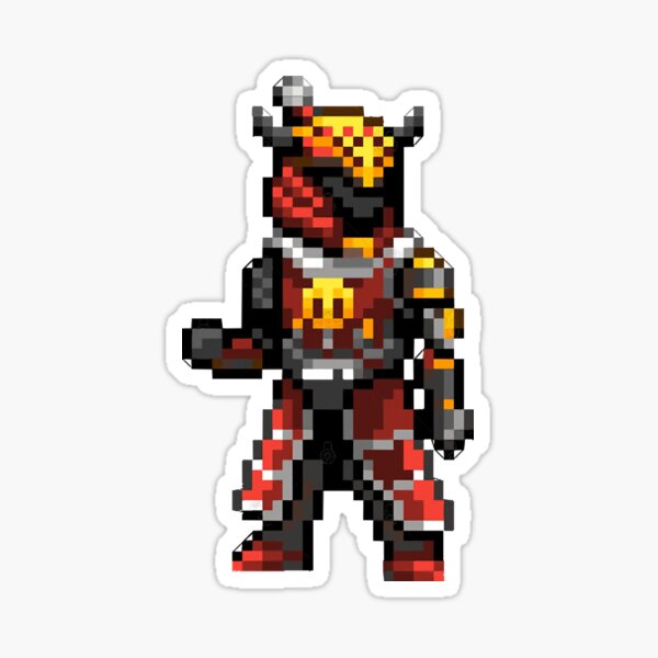 "8 BIT Warlock " Sticker by engLauridsen00 | Redbubble