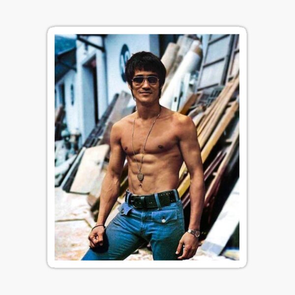"Bruce-lee" Sticker for Sale by ycairnsgrinnell | Redbubble