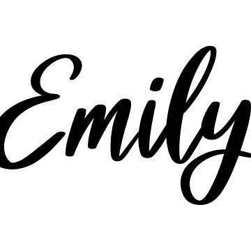 "Emily" Sticker for Sale by ellietography | Redbubble