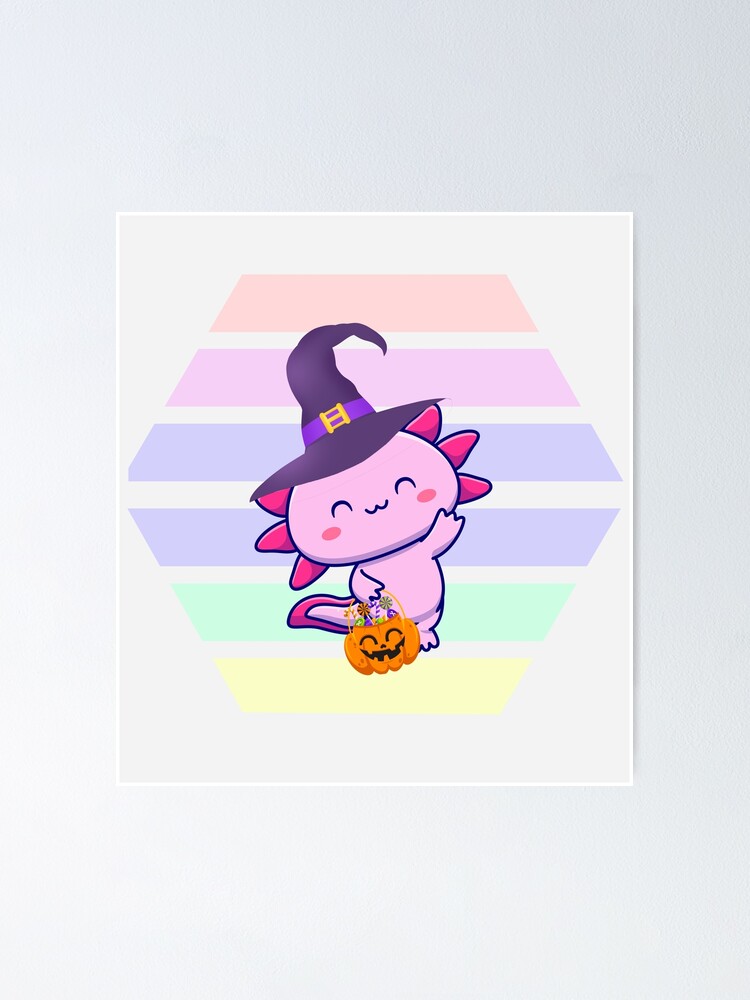 "Axolotl Halloween Costume" Poster by TungZenZ | Redbubble