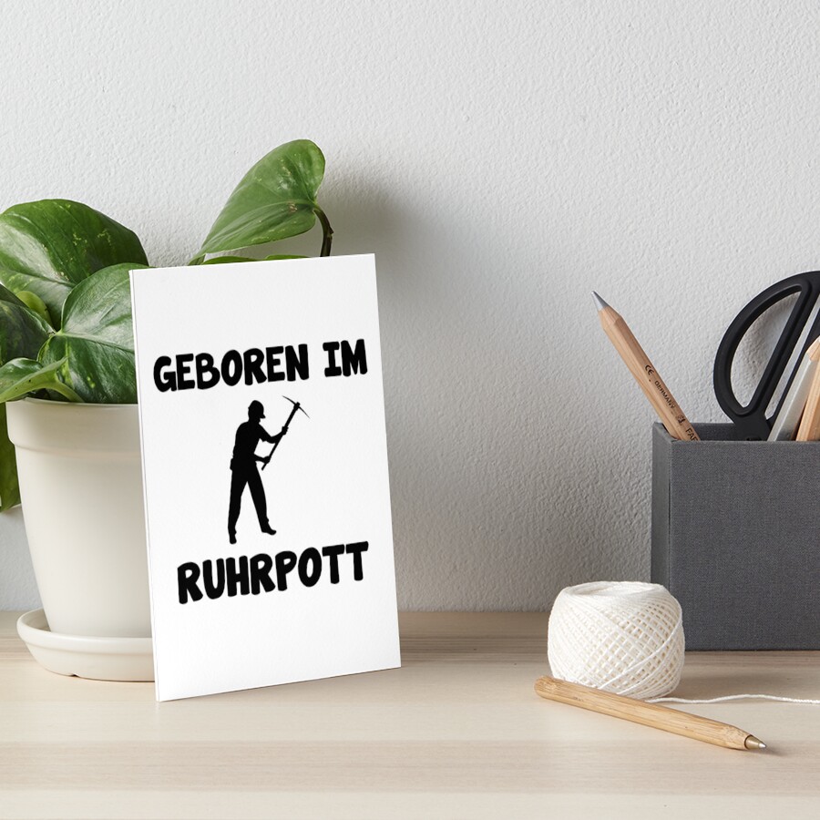 "Ruhrpott Heimat Ruhrgebiet cool saying" Art Board Print by ...
