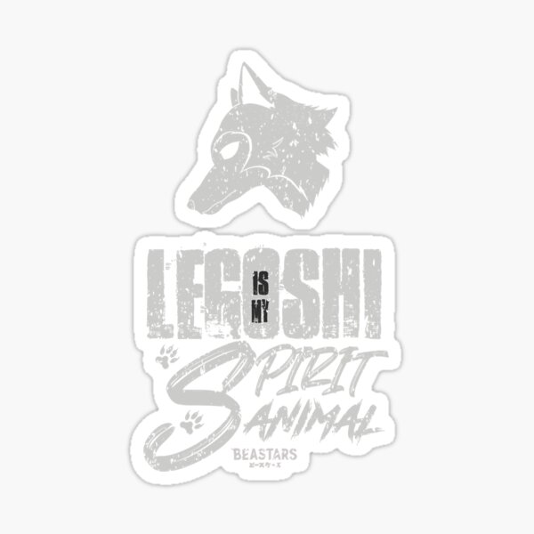 "Beastars - legoshi art" Sticker for Sale by McPhersonHannah | Redbubble