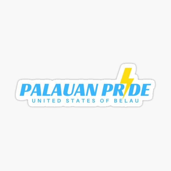 "PALAUAN PRIDE " Sticker for Sale by iungs | Redbubble
