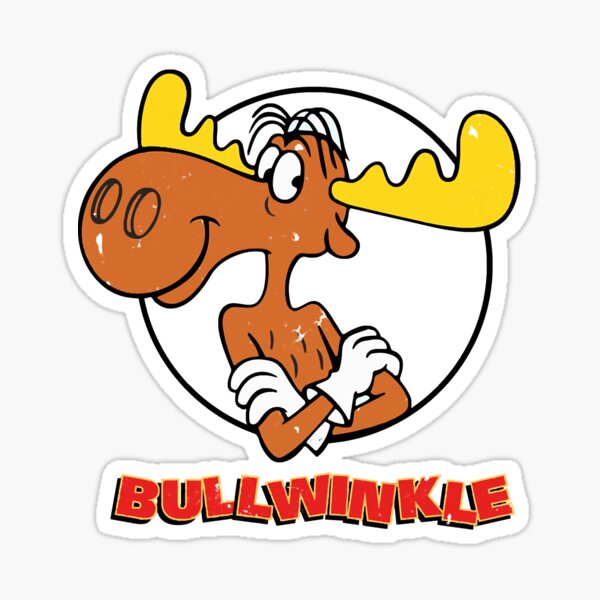 "Bullwinkle" Sticker for Sale by EleanorEnright | Redbubble