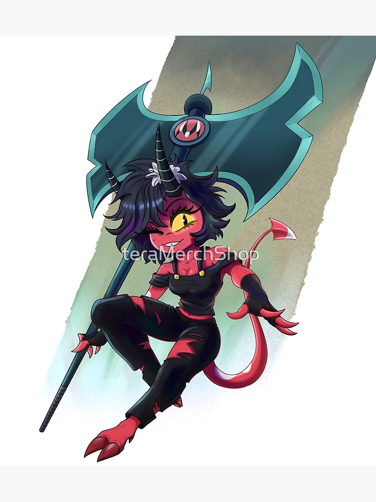 "Millie helluva boss chibi imp" Art Print by teraMerchShop | Redbubble