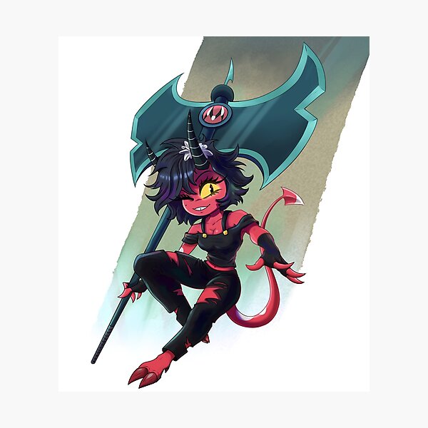 "Millie helluva boss chibi imp" Photographic Print by teraMerchShop ...