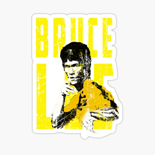 "Bruce-lee" Sticker for Sale by ycairnsgrinnell | Redbubble