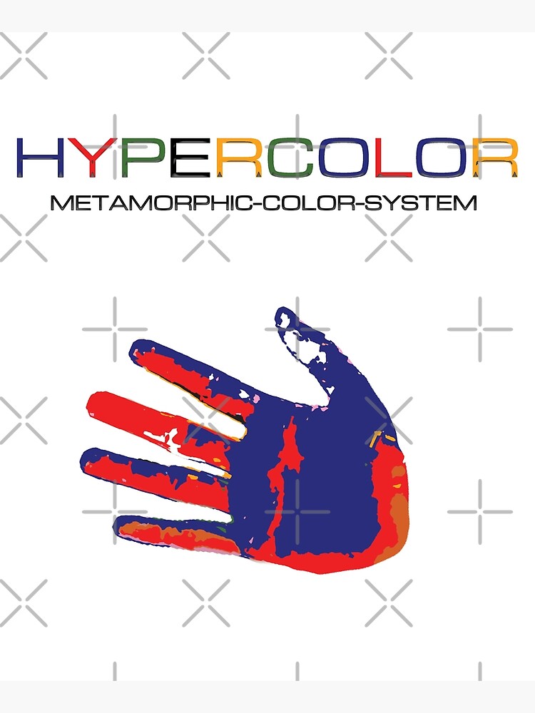 "Hypercolor Metamorphic color system 2021" Poster for Sale by zemrani1 ...