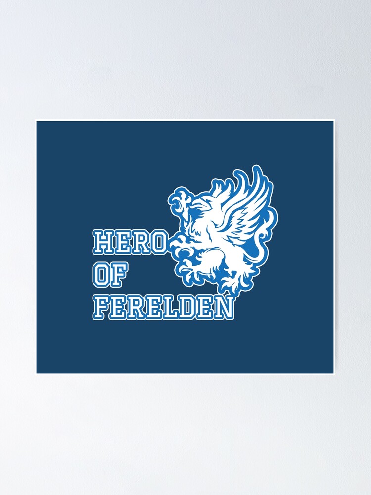 "Hero Of Ferelden Varsity - Dragon Age Art" Poster for Sale by YTBooks ...