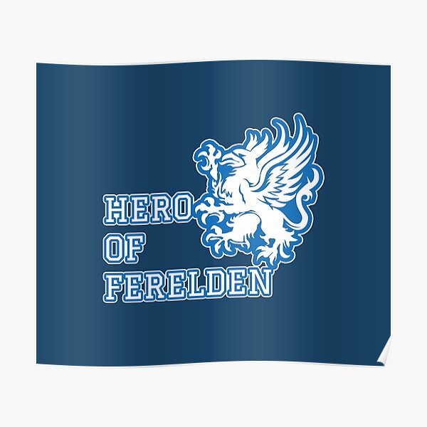 "Hero Of Ferelden Varsity - Dragon Age Art" Poster for Sale by YTBooks ...