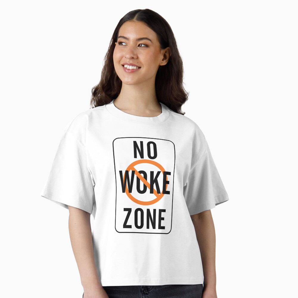 "No Woke Zone" Sticker for Sale by dasignlady | Redbubble